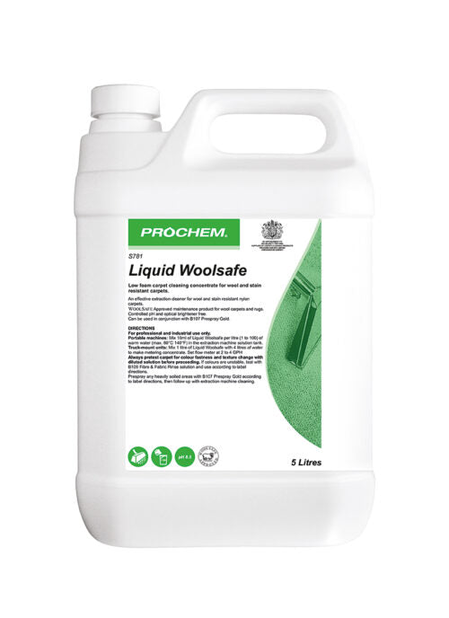 Prochem Liquid Woolsafe 5L - S781-05 | CCMTec – CCMTec Cleaning ...